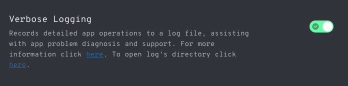 Verbose Logging | Crow Hill App – THE CROW HILL COMPANY